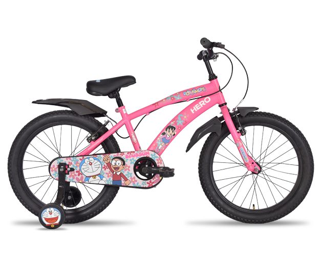 Buy Hero Doraemon Blossom 16T Pink Kids Cycle | Hero Cycles