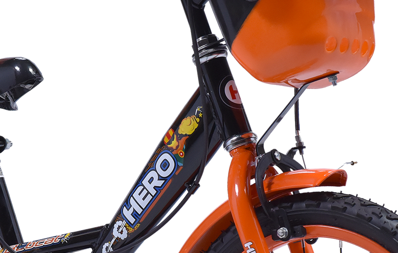 Buy Hero Bobcat 16T Black/Orange Kids Cycle | Hero Cycles